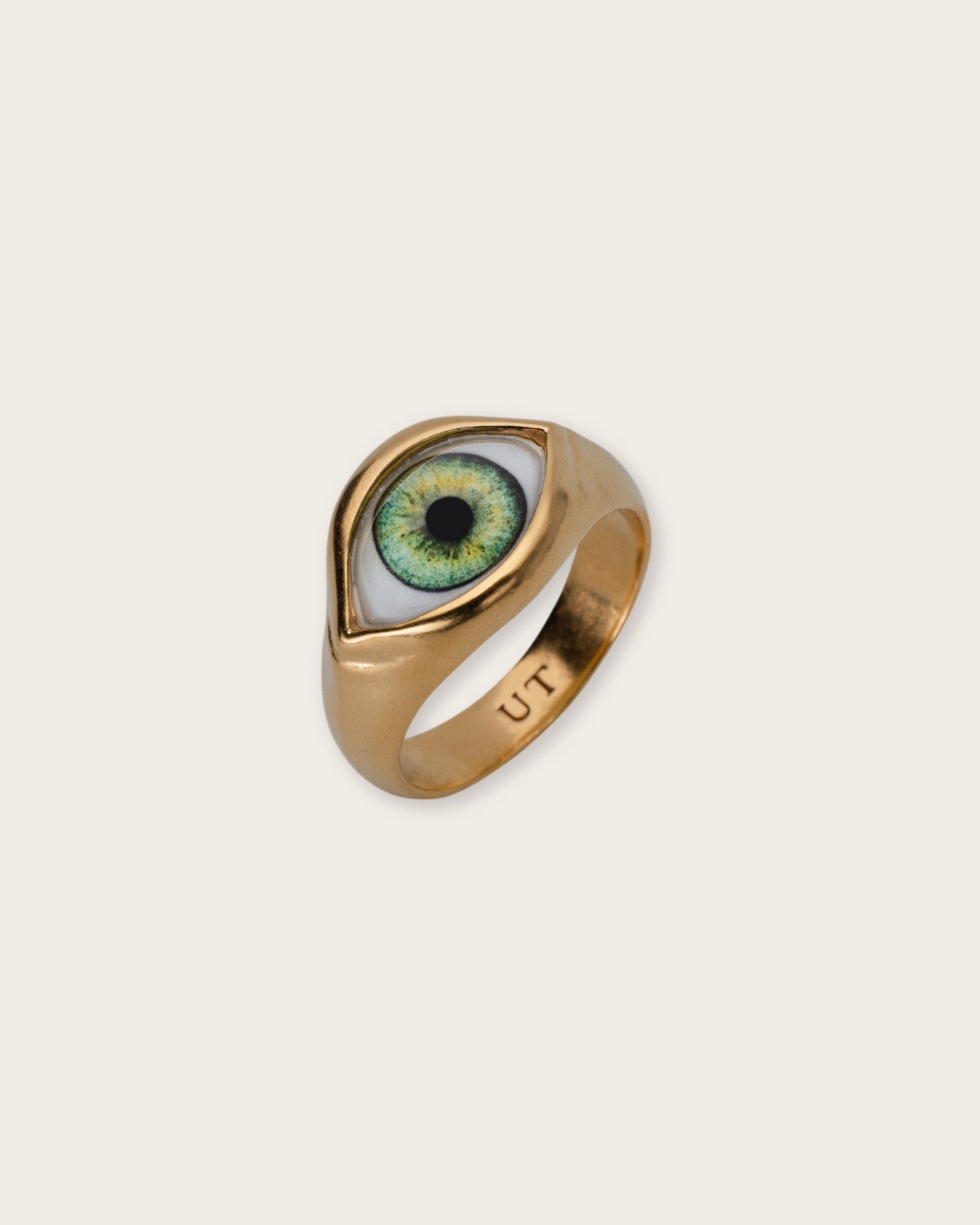 GREEN EYE RING IN GOLD – Untold-truth-ecom