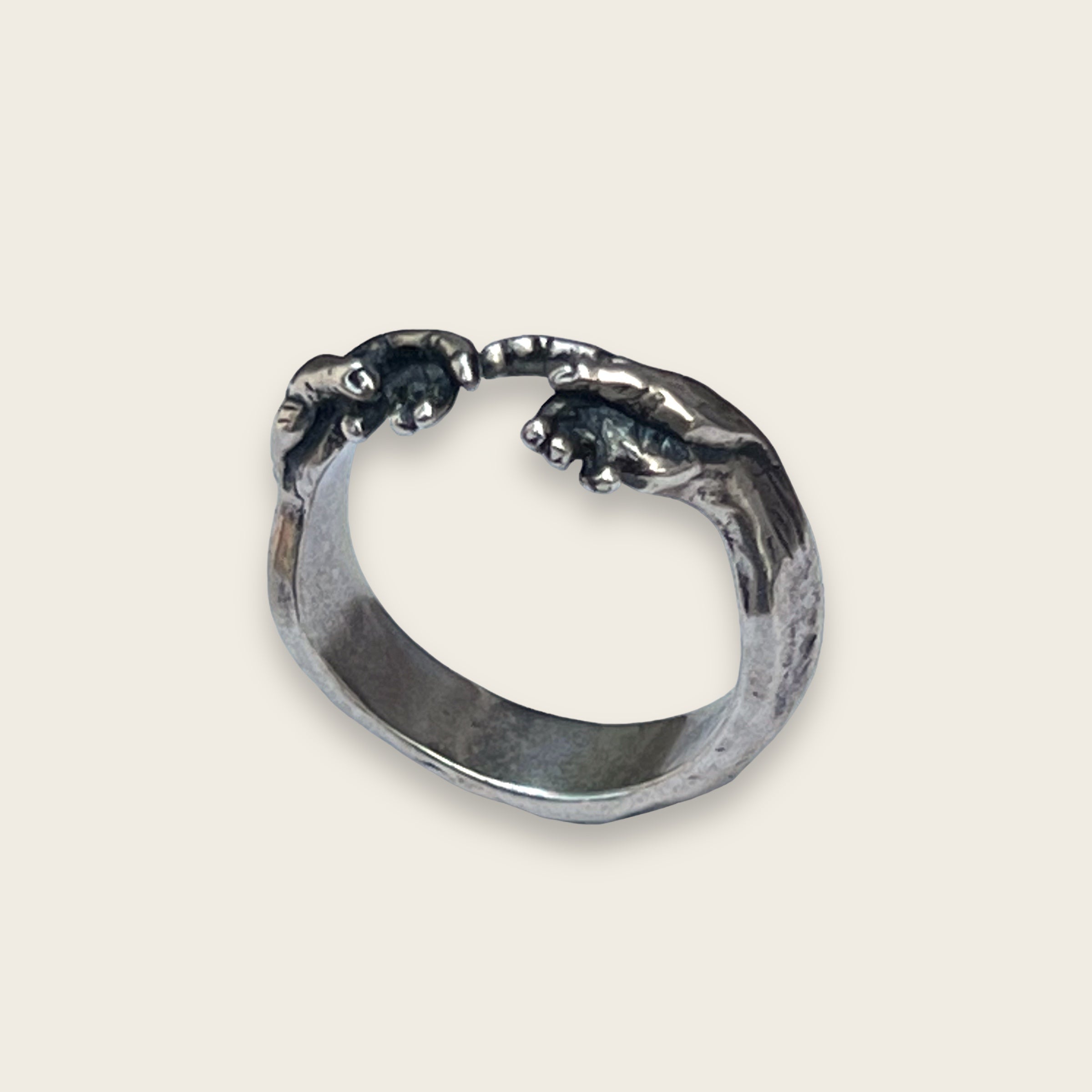 HAND OF GOD RING IN SILVER – Untold-truth-ecom