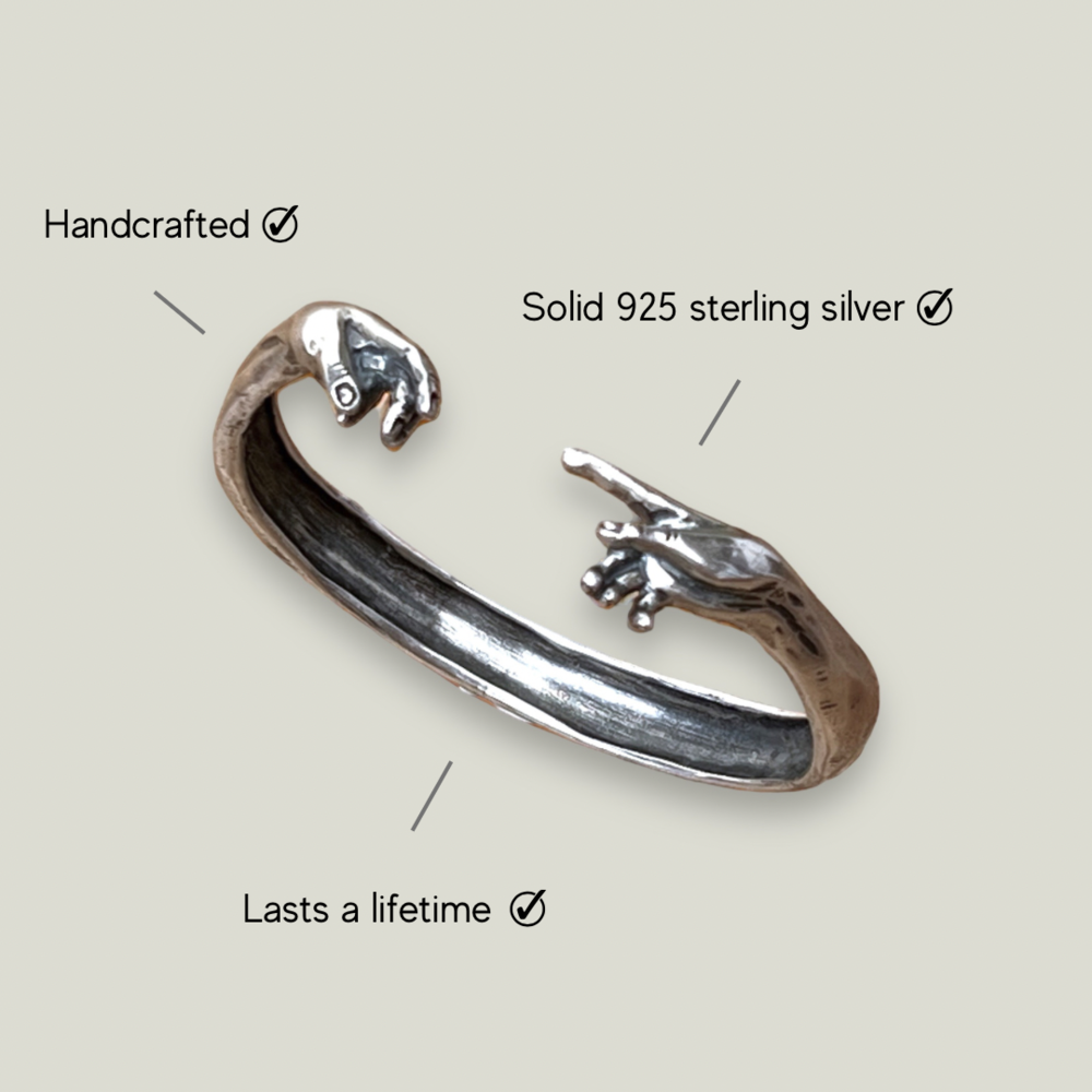 HAND OF GOD CUFF IN SILVER – Untold-truth-ecom