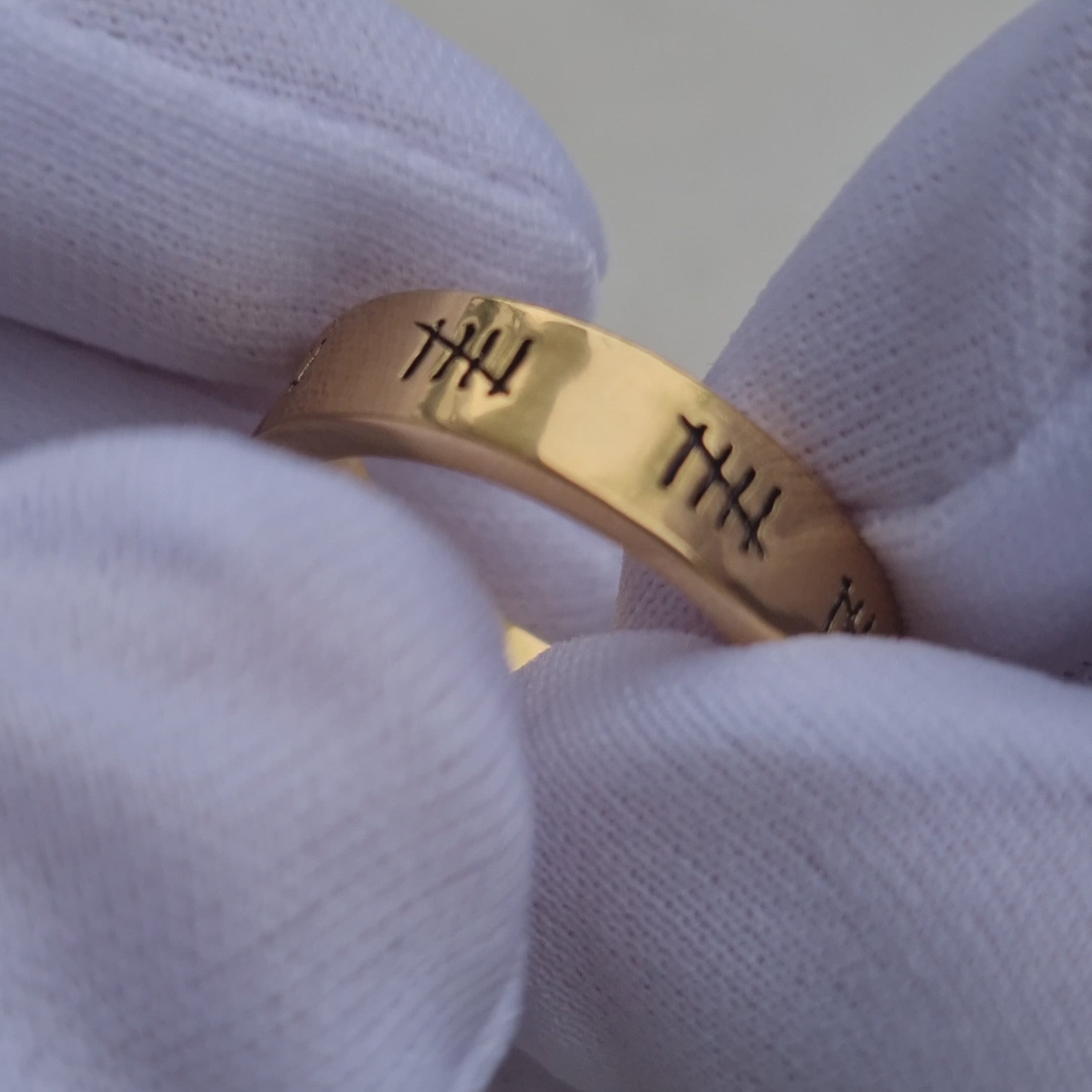 5 LIVES BAND RING IN GOLD – Untold-truth-ecom